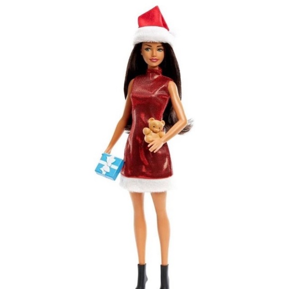 Barbie | Toys | Barbie Santa Doll Brown Hair | Poshmark